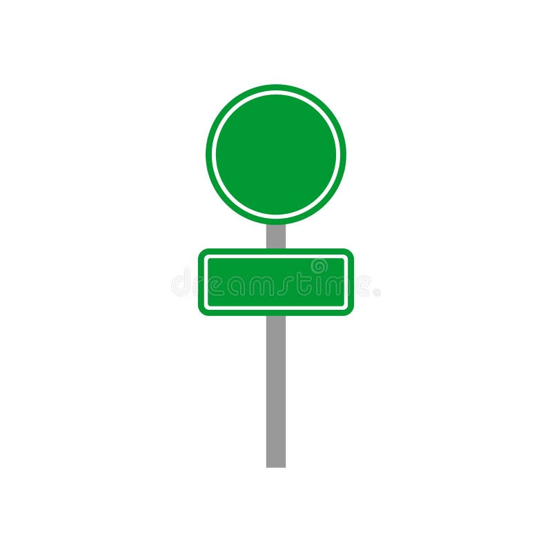 Road Board Sign Icon Vector Design Symbol Stock Vector - Illustration ...