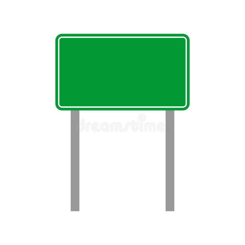 Road Board Sign Icon Vector Design Symbol Stock Vector - Illustration ...