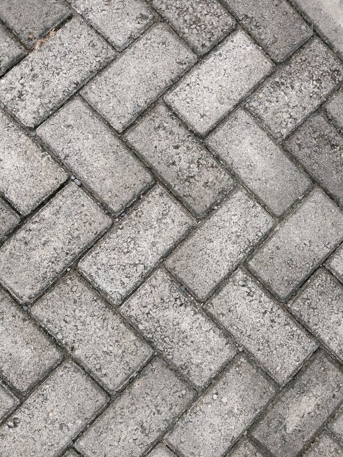 Road Brick Pattern in the Countryside Stock Photo - Image of pattern ...
