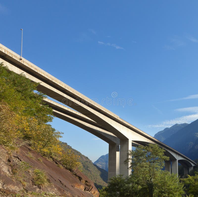 Road bridge stock image. Image of viewblue, highway, pylon - 26960349