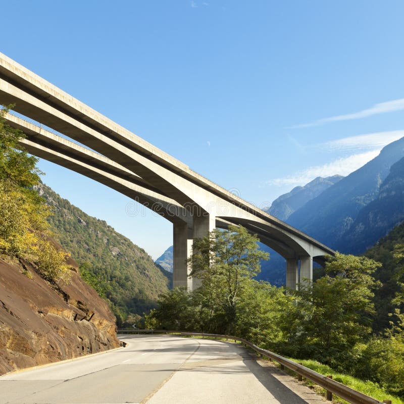Road bridge stock image. Image of travel, drive, road - 26960445
