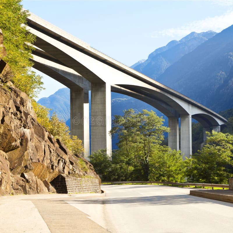 Road bridge stock image. Image of woods, construction - 26960537