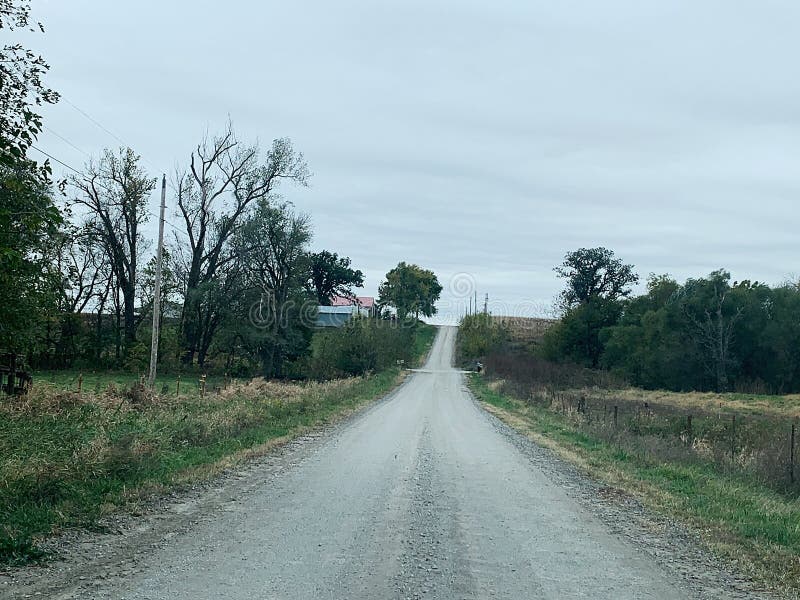 Road with bridge. stock photo. Image of fall, midwest - 233364182