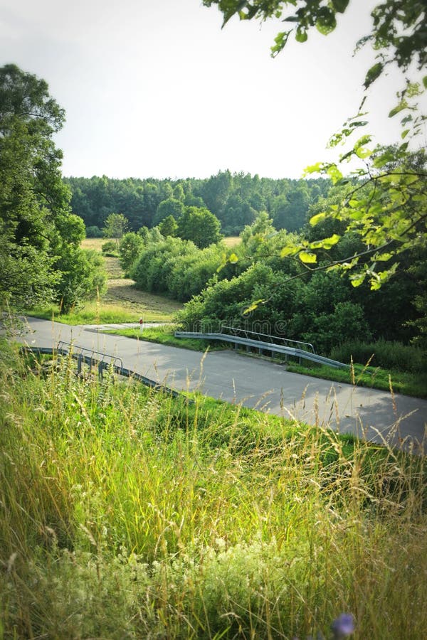 Road bridge stock photo. Image of green, sunny, rural - 32013164