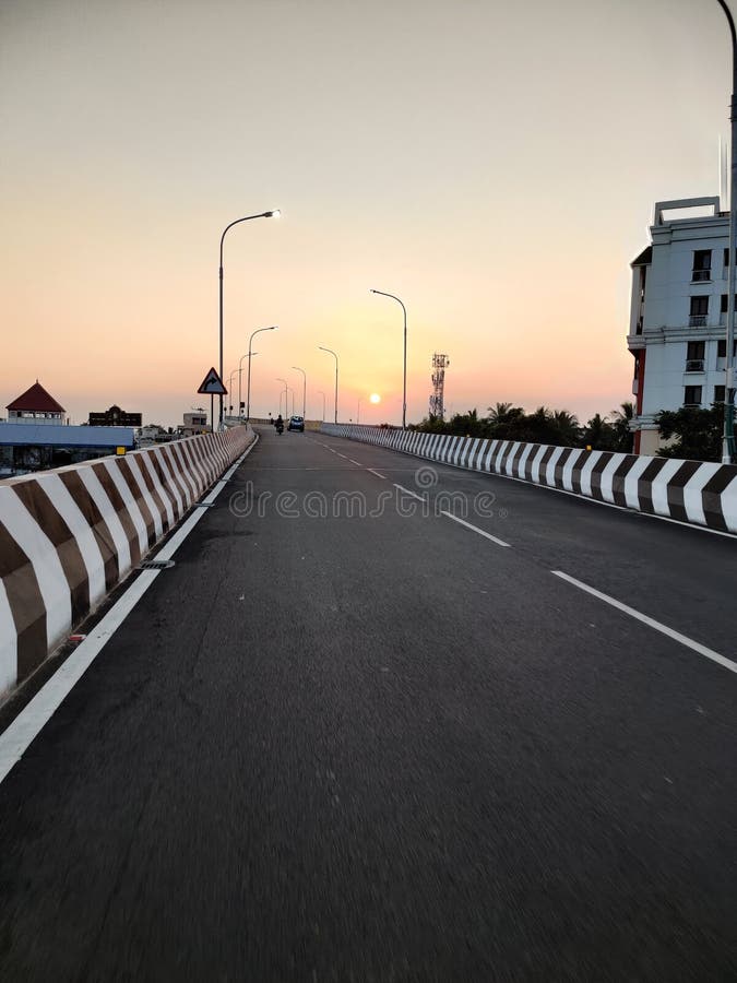 On road bridge drive stock image. Image of light, road - 264783185