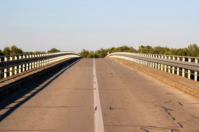 Road, Bridge, Infrastructure, Guard Rail Stock Photo - Image of line ...