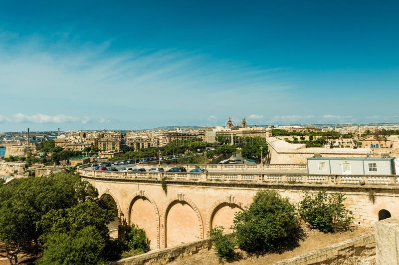 Road bridge in Malta stock image. Image of detail, europe - 62701209