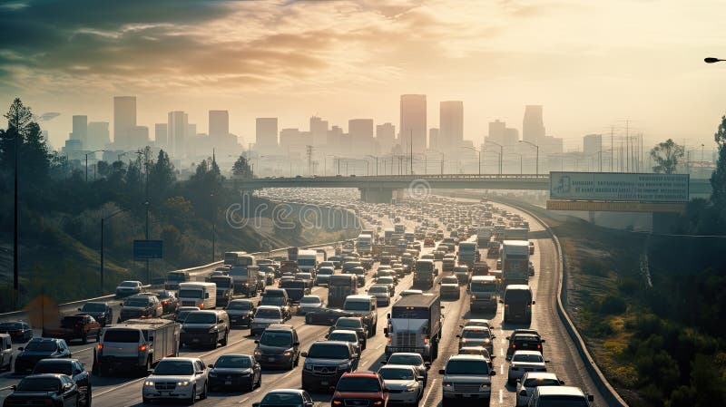 Road busy freeway stock illustration. Illustration of tunnel - 305901845