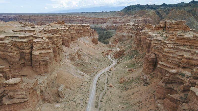 The Road in the Canyon Gorge Stock Photo - Image of wonder, relief ...