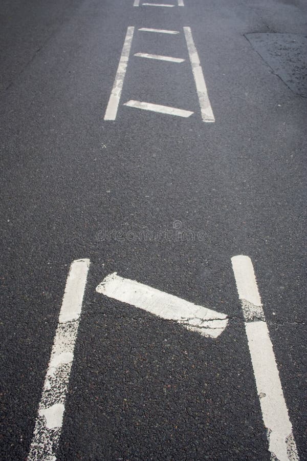 Chevrons stock photo. Image of street, kerb, barrier, advisory - 5502556
