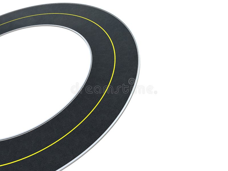 Circle Road stock illustration. Illustration of transportation - 4724108