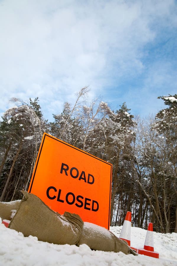 Road closed stock image. Image of road, hazard, danger - 12522675