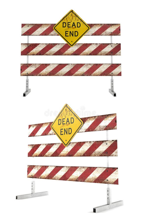 Road Closed Barricades Dead End Stock Illustrations – 2 Road Closed ...