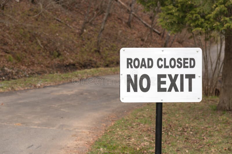 365 No Exit Road Sign Stock Photos - Free & Royalty-Free Stock Photos ...