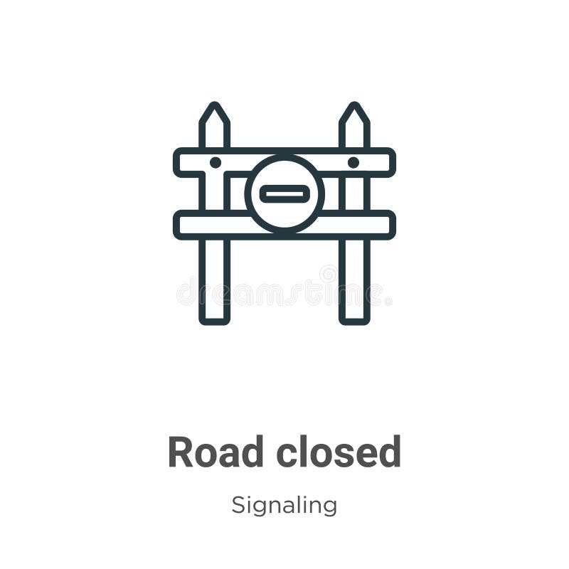 Road Closed Vector Stock Illustrations – 6,598 Road Closed Vector Stock ...