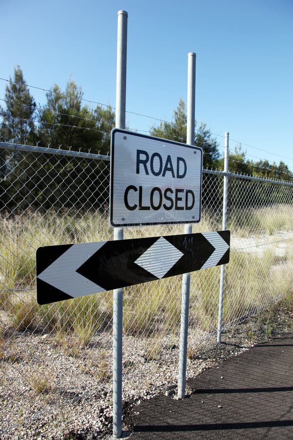 Road closed sign stock photo. Image of street, stop, closed - 47915364