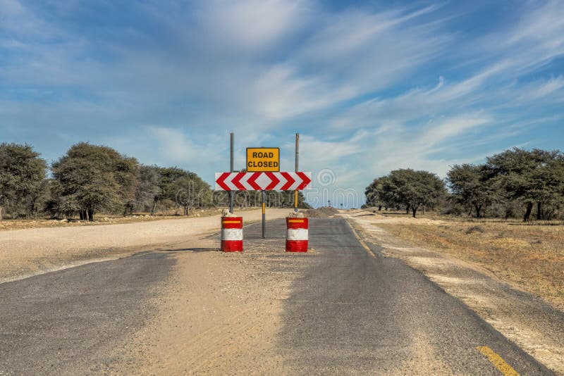 Road closed stock photo. Image of highway, city, closed - 254090788