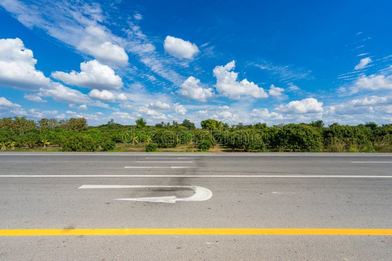 Road with cloud stock image. Image of mountain, landscape - 127138105