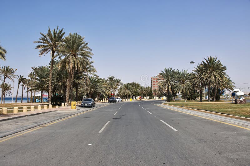 The Road on the Coast of Red Sea, Saudi Arabia Editorial Image - Image ...
