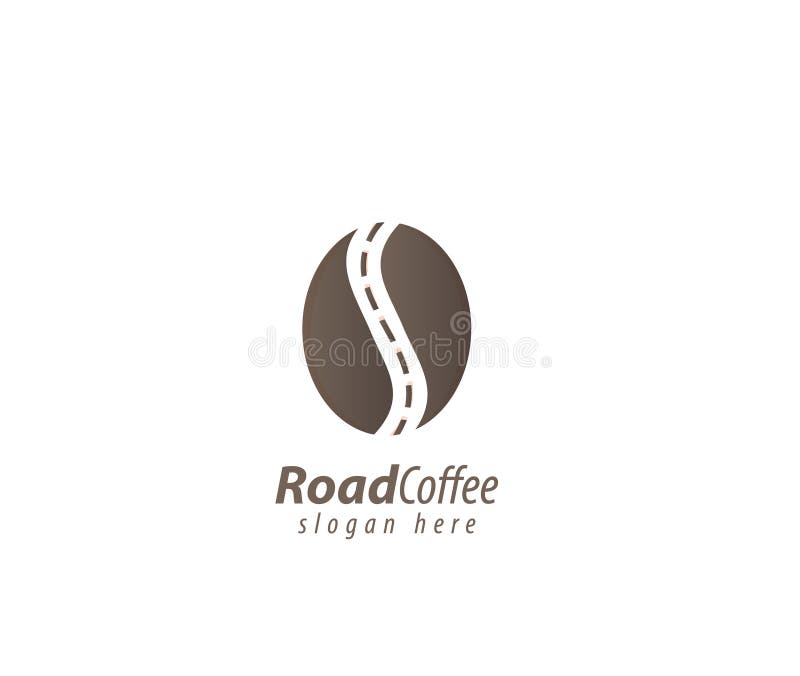 Road coffee logo stock vector. Illustration of road - 190505161