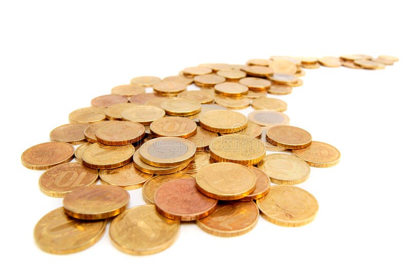 Road from coins. stock image. Image of action, backgrounds - 33723357