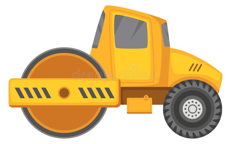 Steamroller Compactor Stock Illustrations – 769 Steamroller Compactor ...