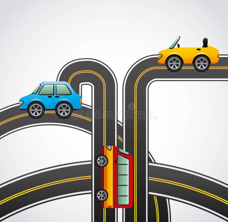 Road concept design stock vector. Illustration of sign - 65258213