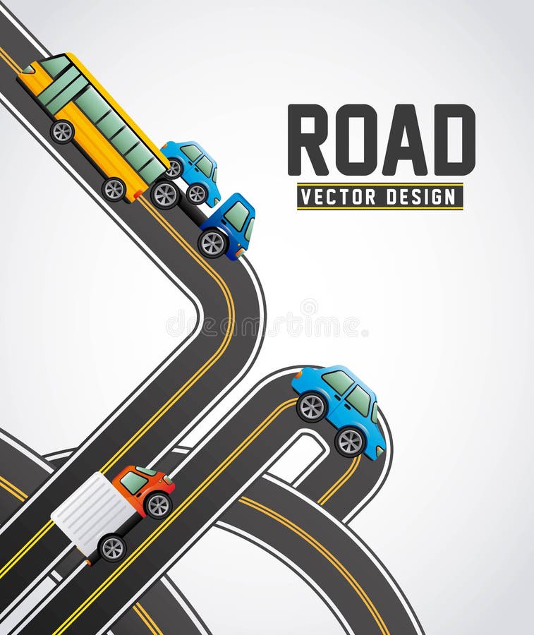 Road concept design stock vector. Illustration of drive - 65259513