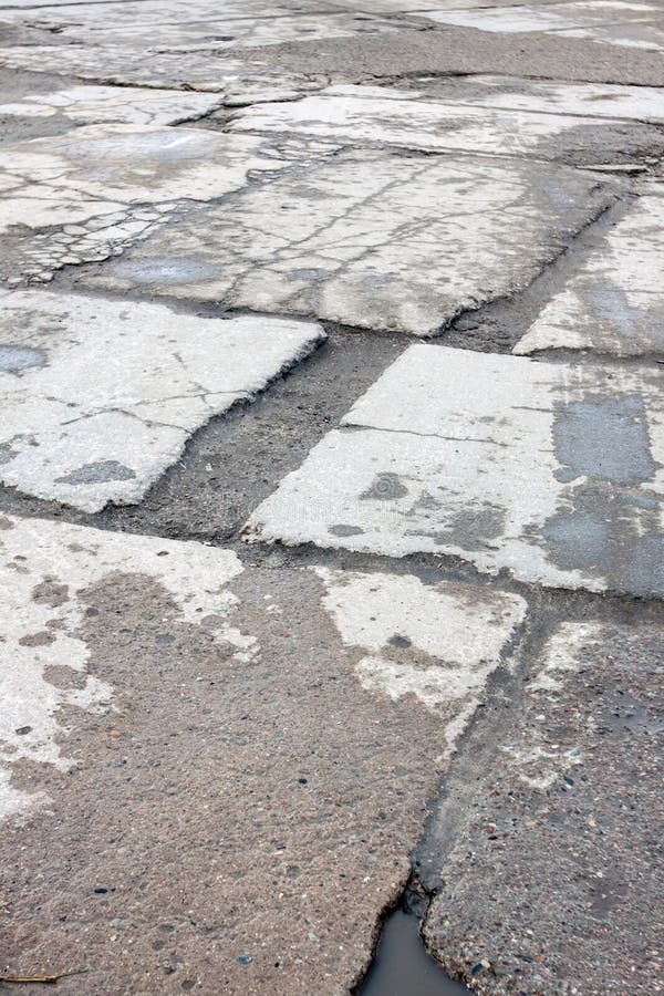 Road of concrete slabs stock image. Image of slab, asphalt - 37706519