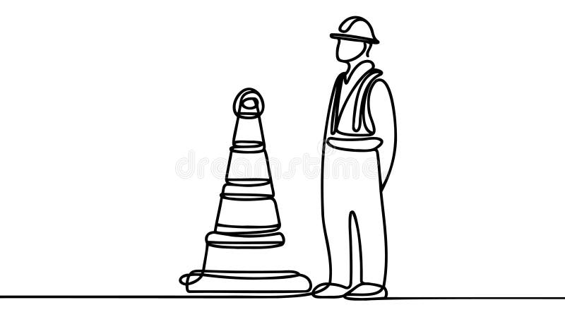 Roads Cones Stock Illustrations – 191 Roads Cones Stock Illustrations ...