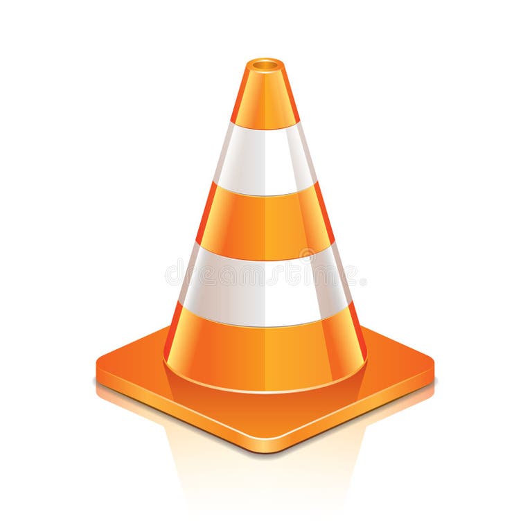 Traffic Cone Clip Art Stock Illustrations – 458 Traffic Cone Clip Art ...