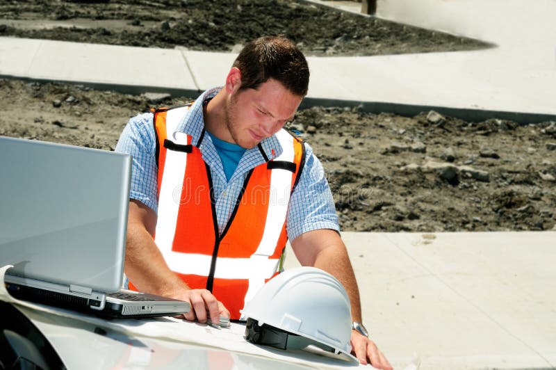 Road Construction stock image. Image of engineer, professional - 10141687