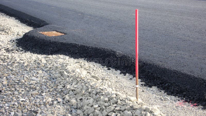 Road Cut stock image. Image of huge, laser, earth, environment - 8412473