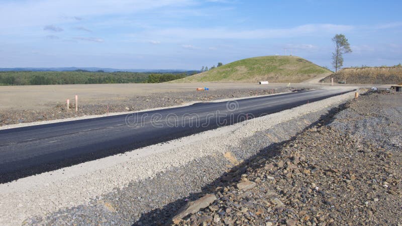 Road Cut stock image. Image of huge, laser, earth, environment - 8412473