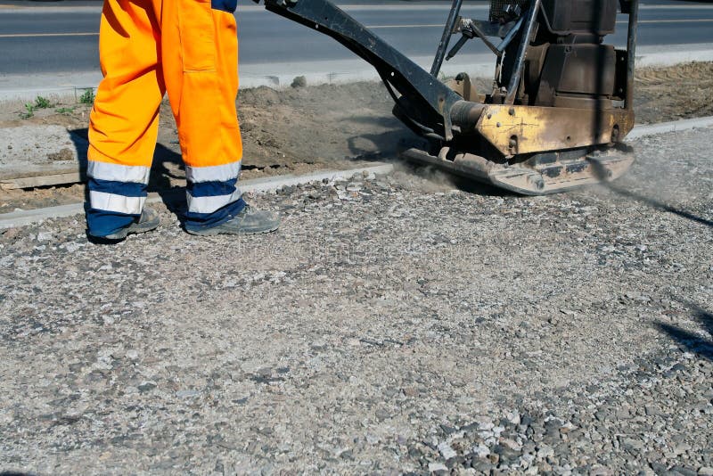 Road Construction, Teamwork Stock Photo - Image of labour, city: 34544732