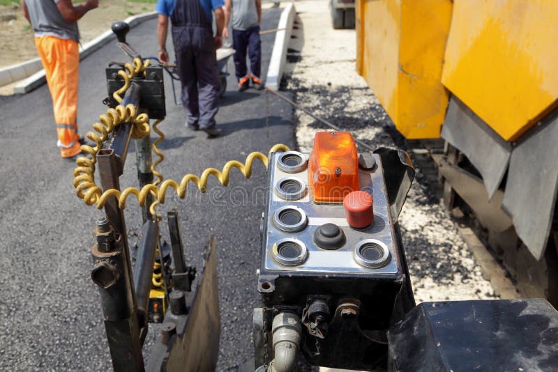 Road construction stock image. Image of pressure, controls - 24734919