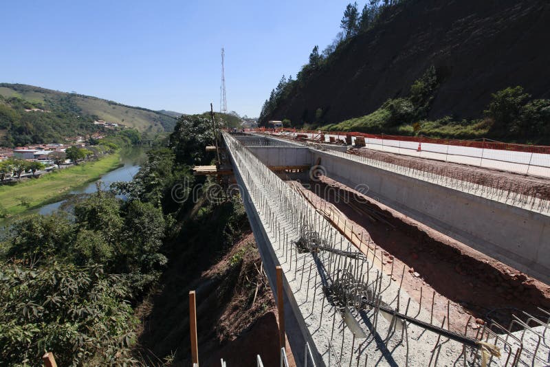 Road Construction in Brazil Stock Photo - Image of city, building: 64003982