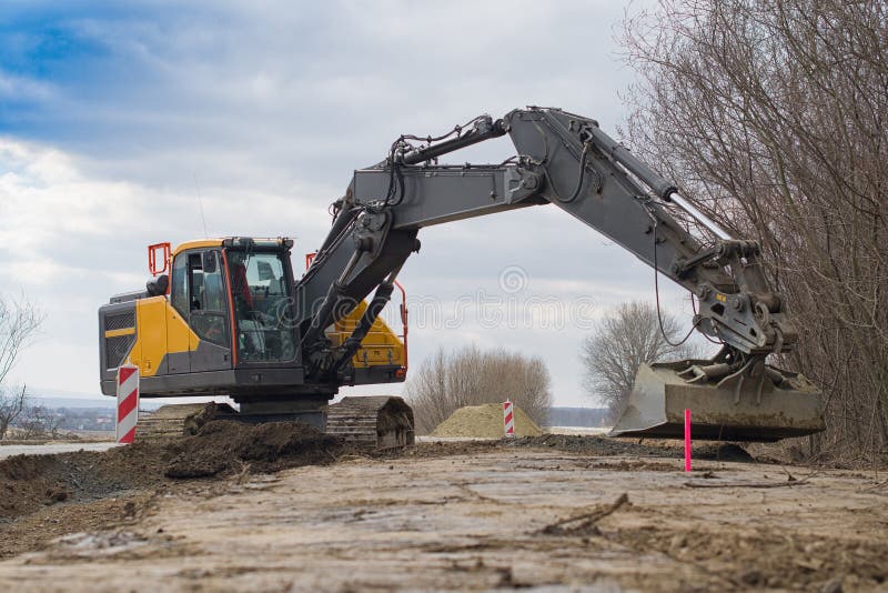 Road construction stock image. Image of highway, heavy - 270446301