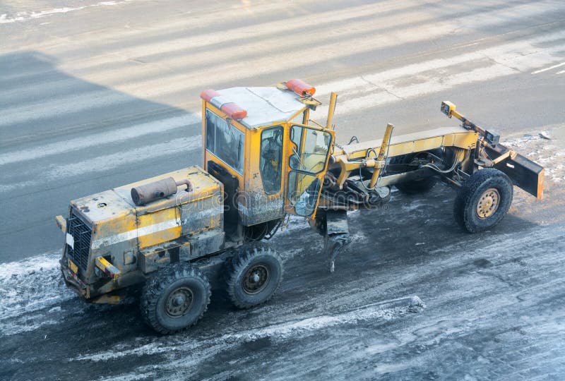 Road Construction Equipment. Stock Photo - Image of urban, grader: 89128432