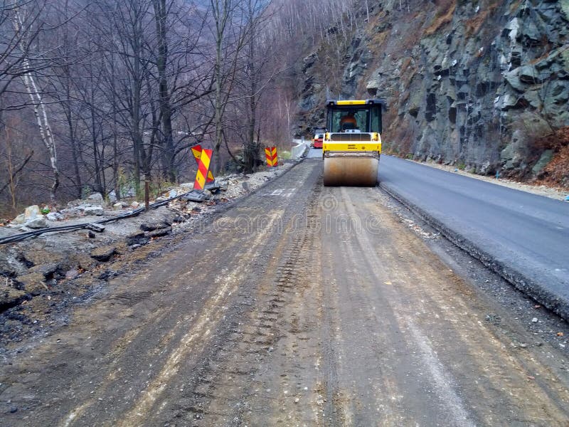 Road Construction Machinery Editorial Stock Image - Image of heavy ...