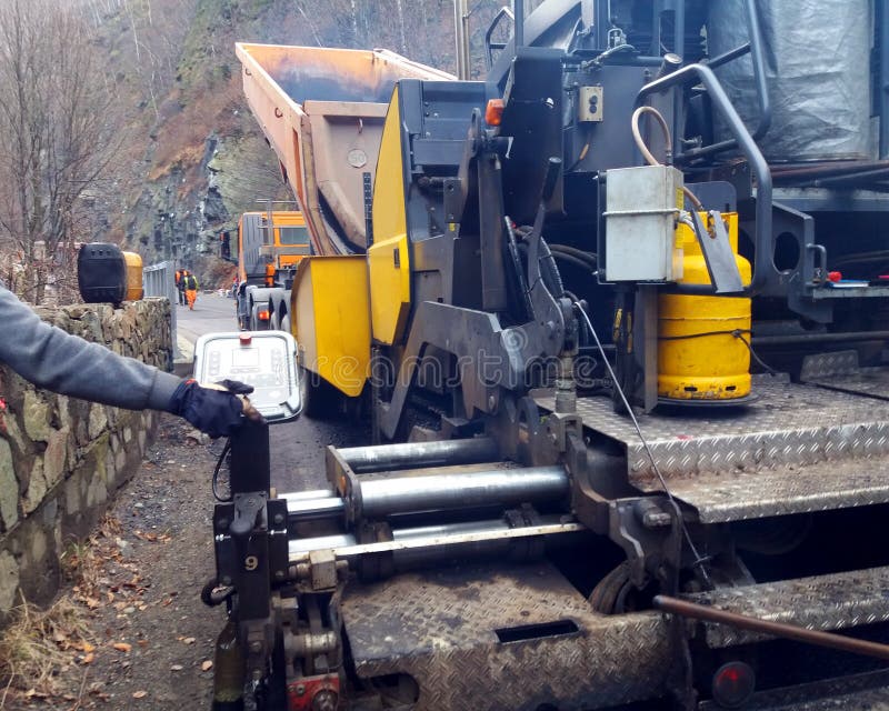 Road Construction Machinery Editorial Photography - Image of compactor ...