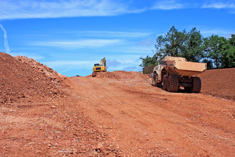 Road construction site stock image. Image of road, concrete - 41744161