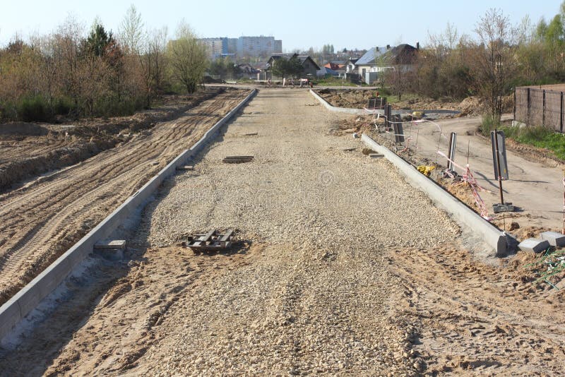 Road construction stock photo. Image of freeway, maintenance - 70410616