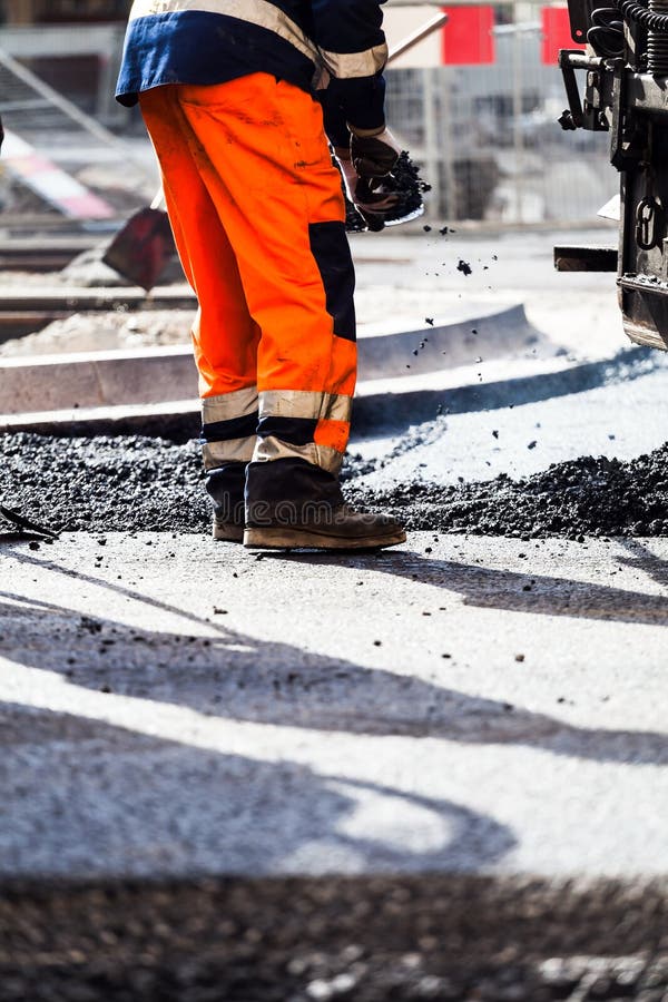 Road Construction, Teamwork Stock Image - Image of site, urban: 31259365