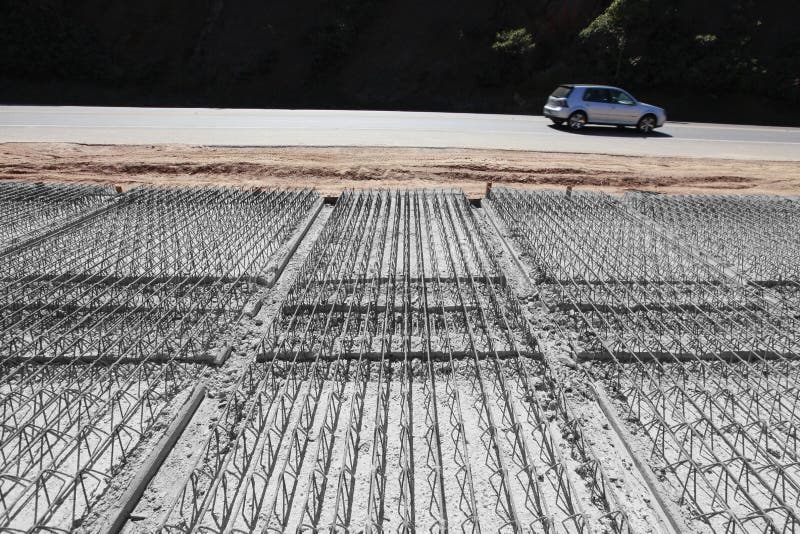 Road construction stock image. Image of foundation, building - 65051365