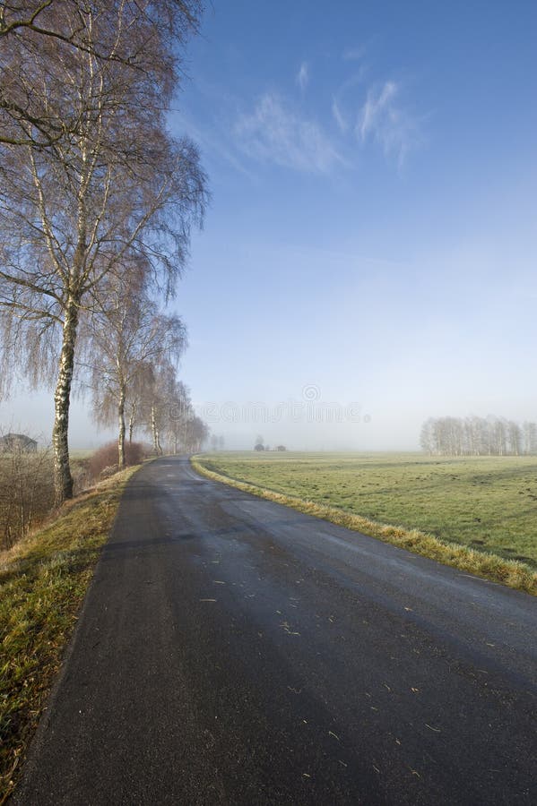 Road through countryside stock image. Image of fields - 12037147