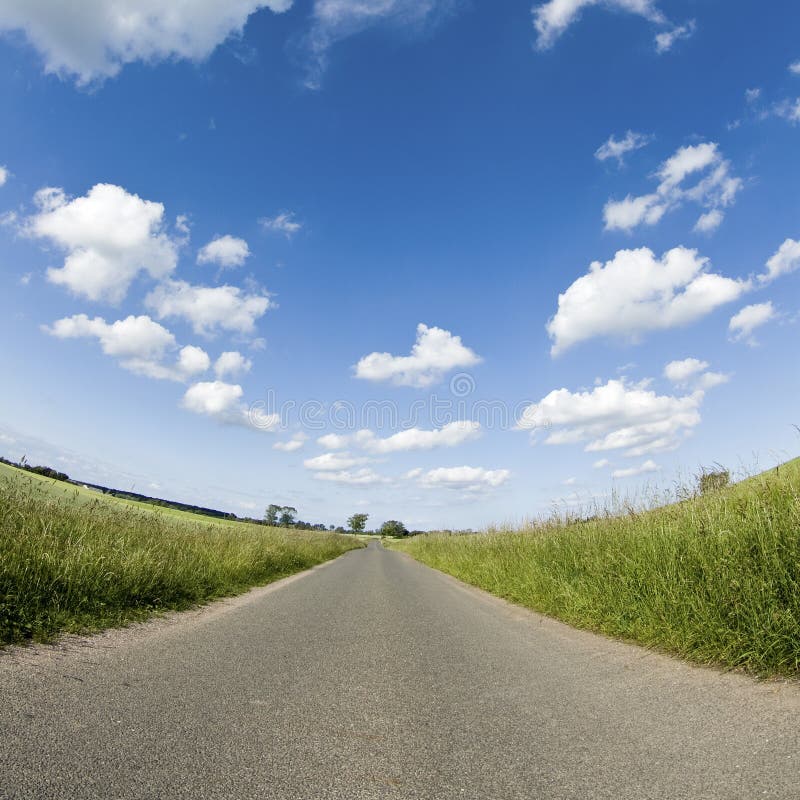 Road, countryside stock photo. Image of blue, roadside - 21681190