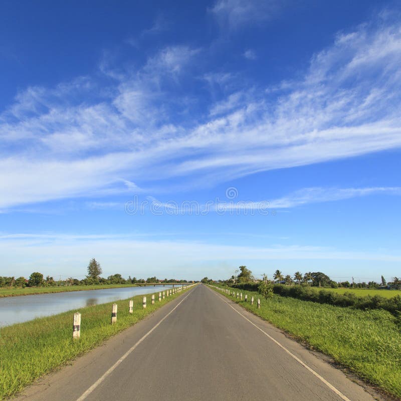 Road in the countryside stock photo. Image of natural - 35916342