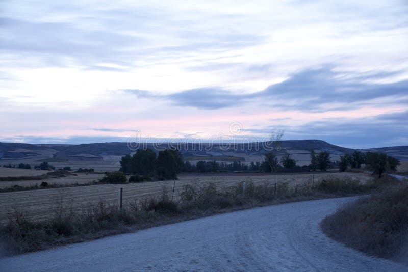 Road in the countryside stock photo. Image of furrows - 34231618