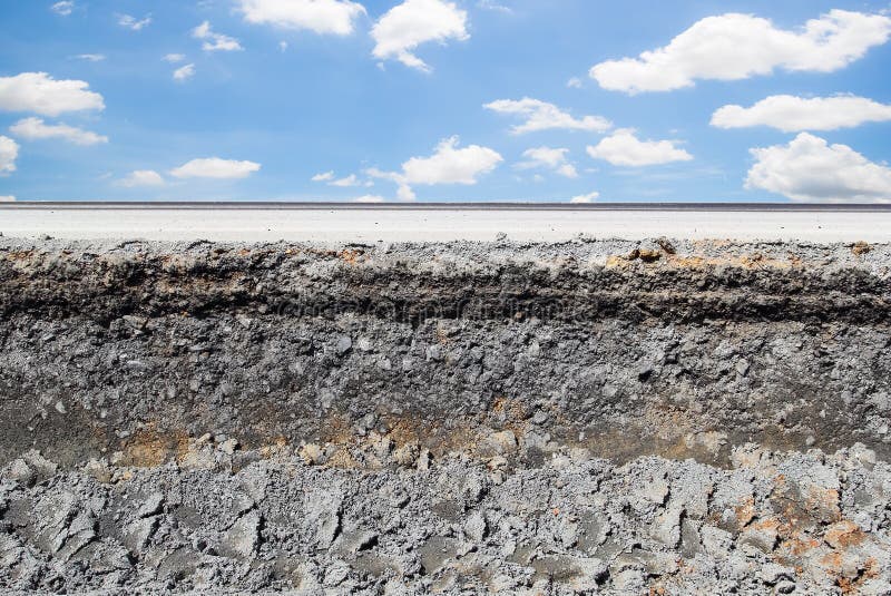 Road stock image. Image of road, renovation, soil, excavate - 32268481